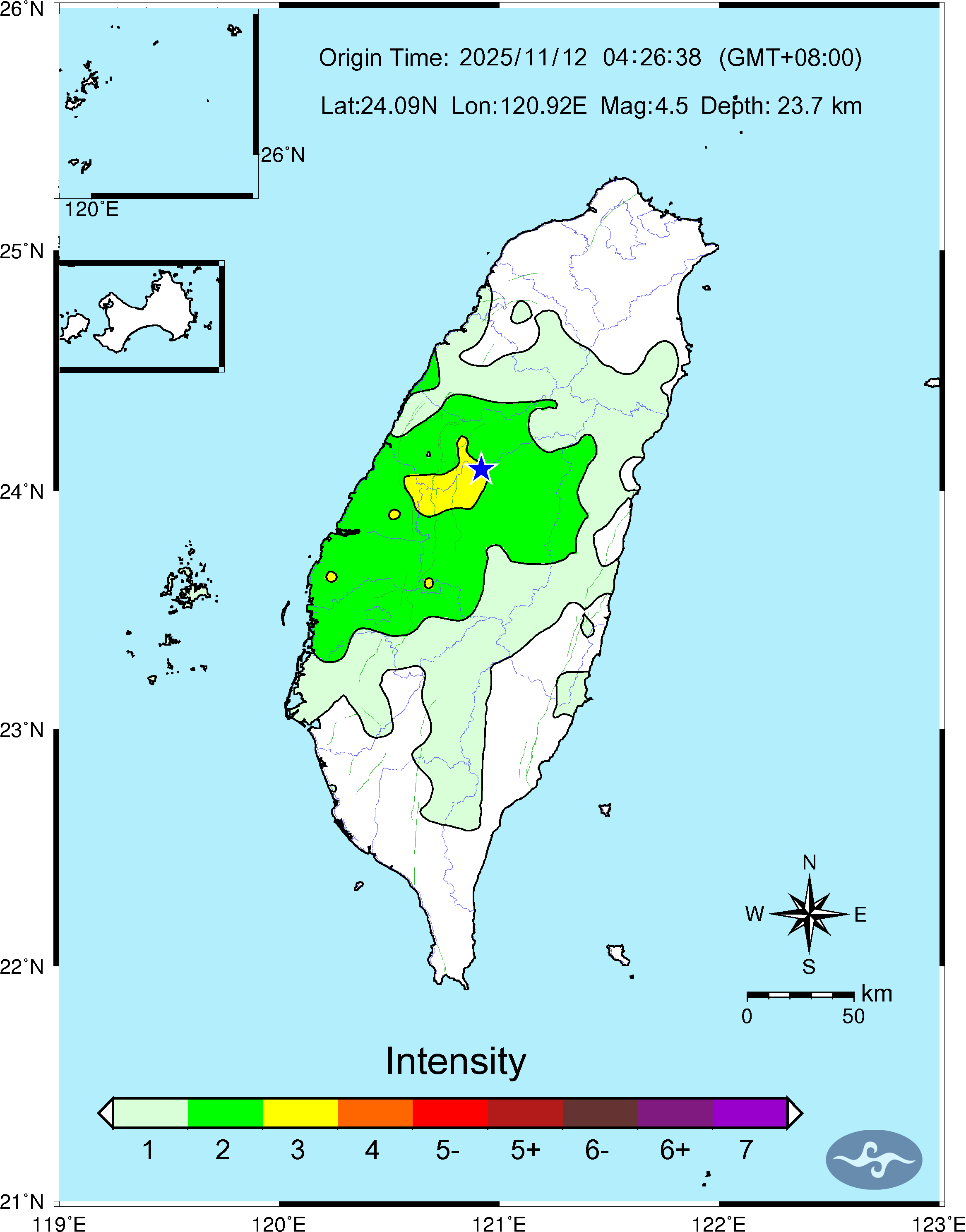 Earthquake Report | Central Weather Administration