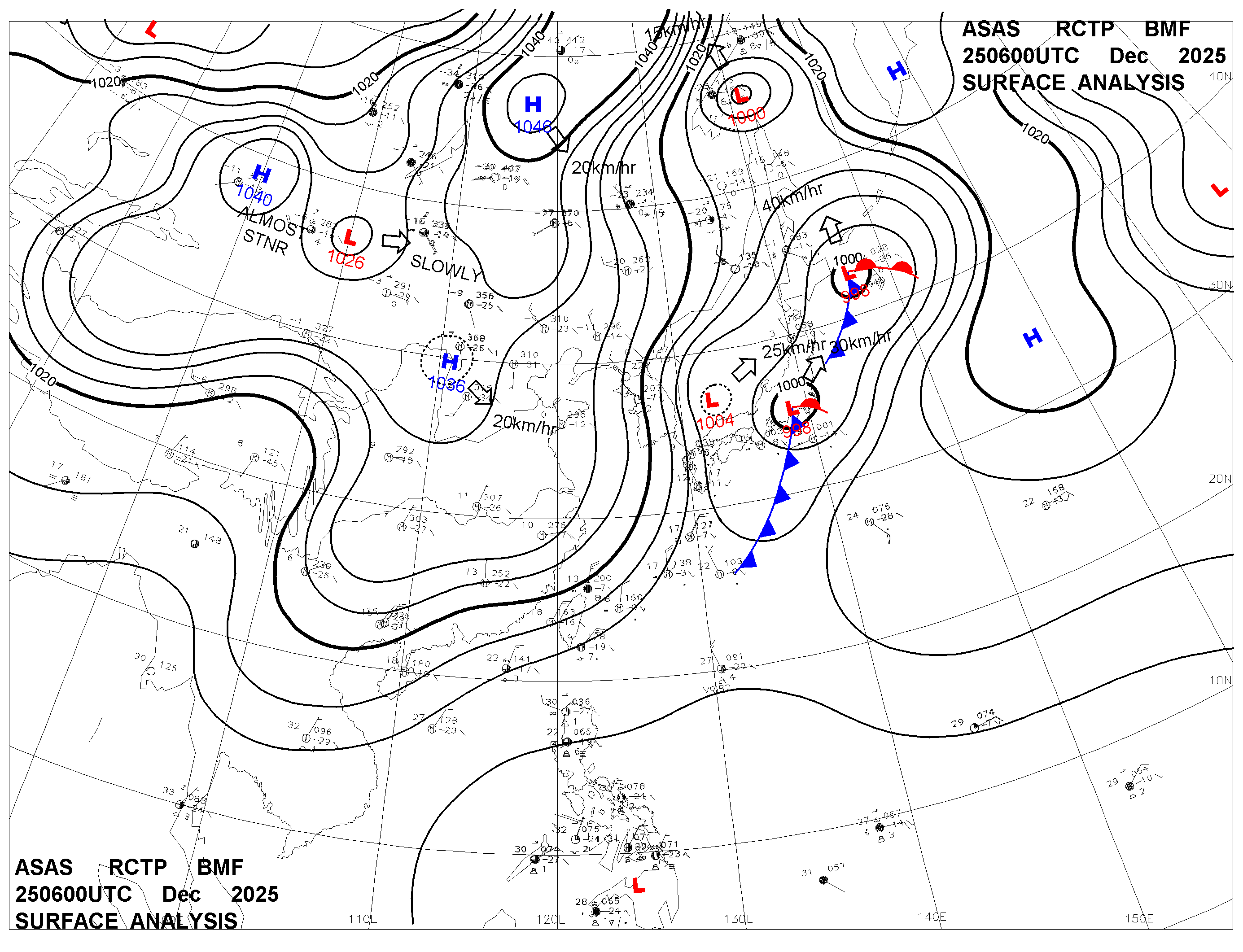 Forecast Charts | Central Weather Administration