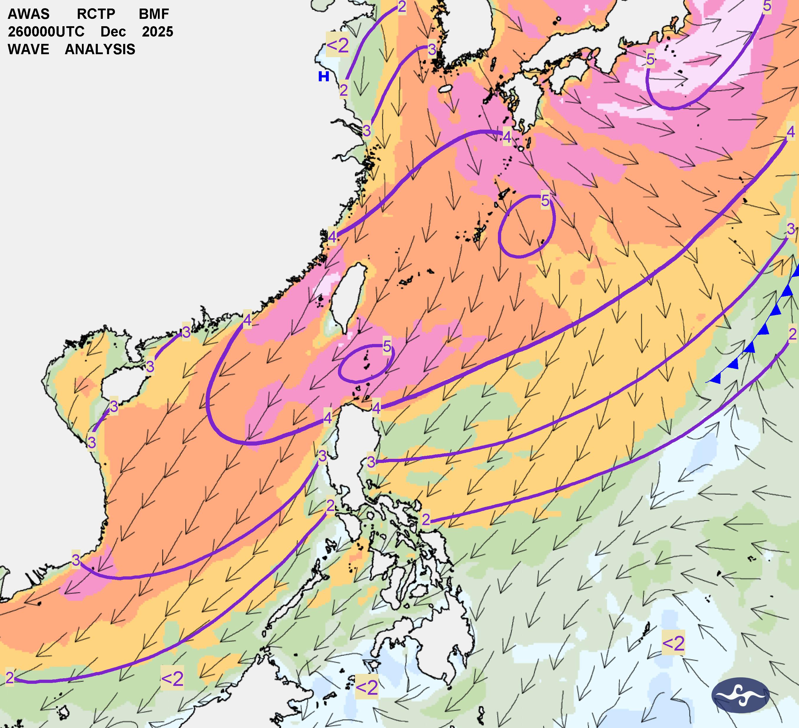 Forecast Charts | Central Weather Administration