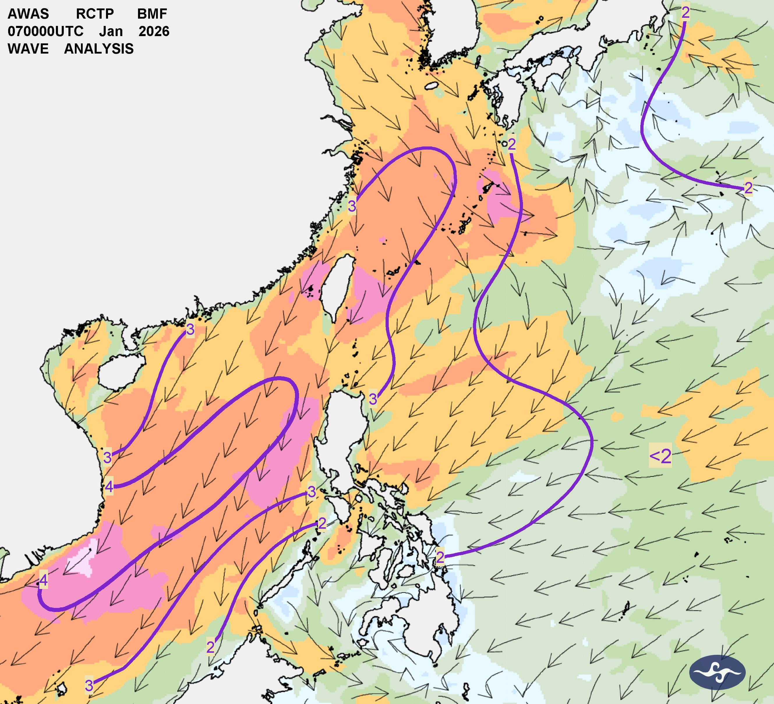 Forecast Charts | Central Weather Administration