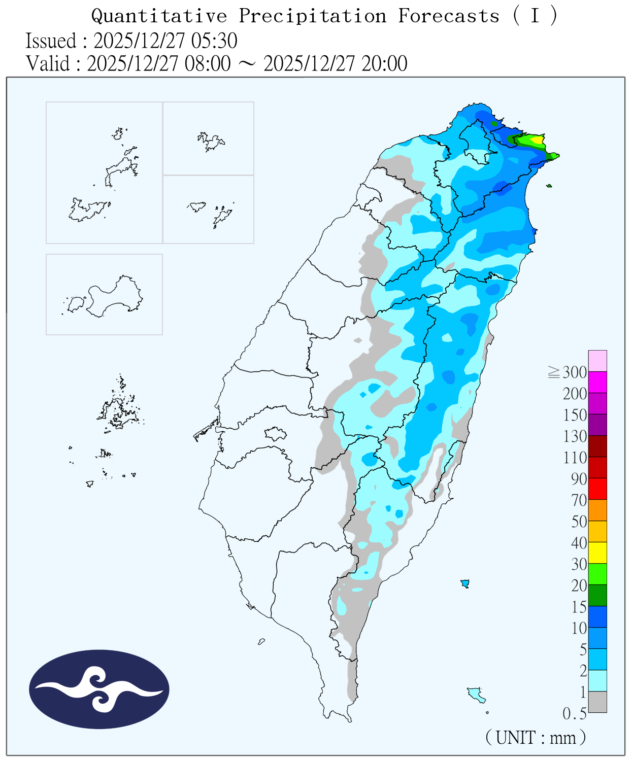 Forecast Charts | Central Weather Administration