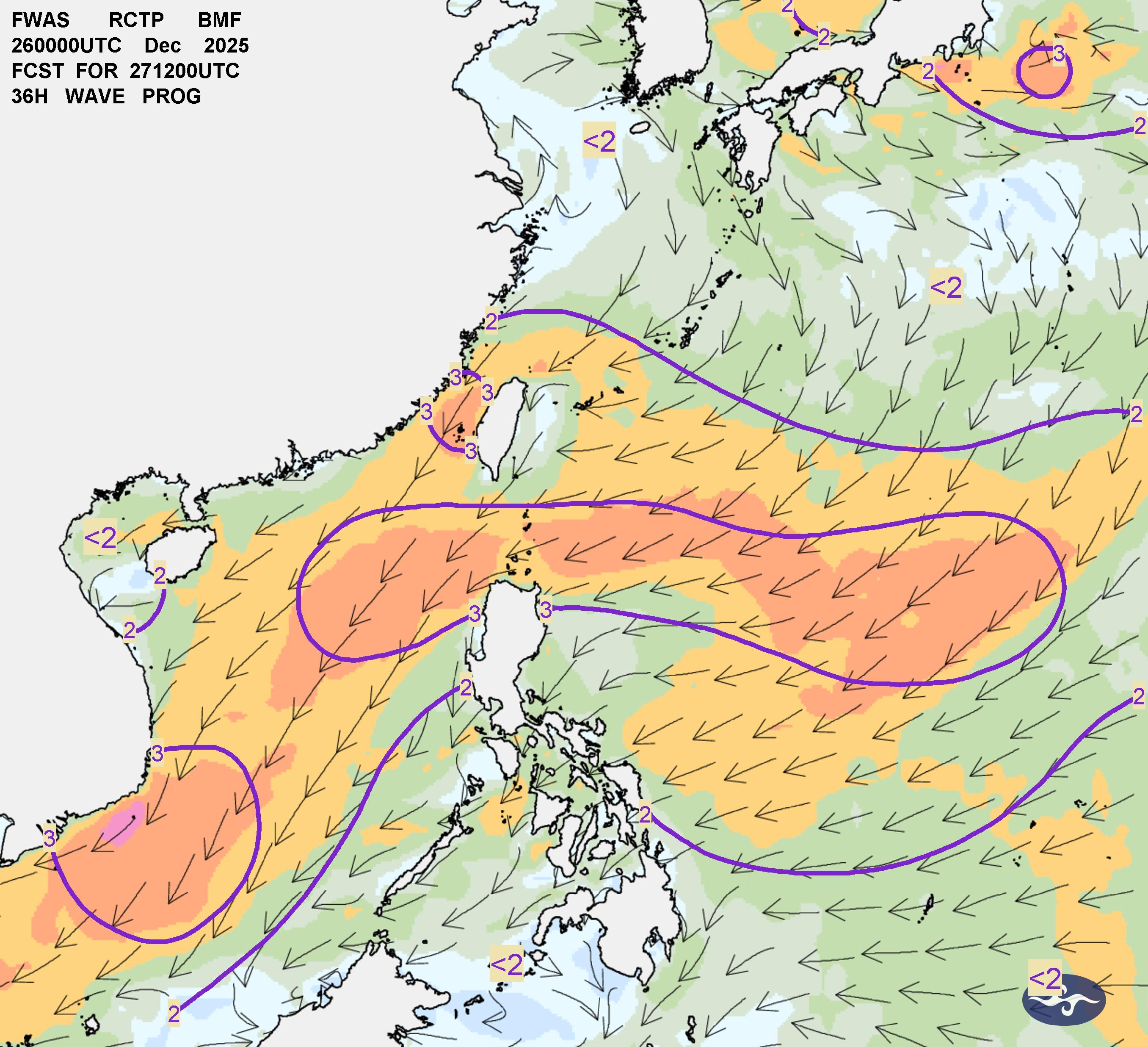 Wave Chart | Central Weather Administration