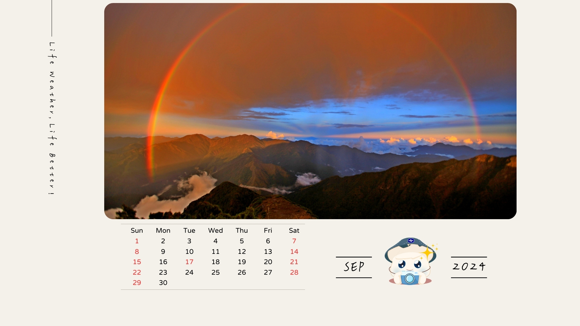 Download desktop wallpapers | Central Weather Administration